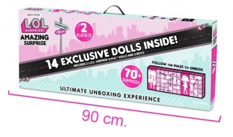 L.O.L. Surprise! Amazing Surprise - zestaw 14 ekskluzywnych laleczek i ...